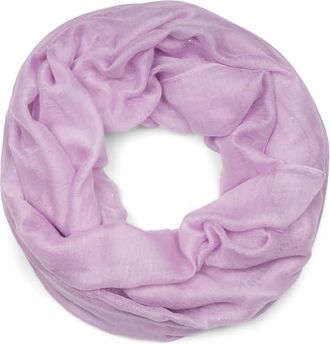 styleBREAKER écharpe tubulaire élégante et étincelante, unicolore, femmes 01018090, couleur:Lilas