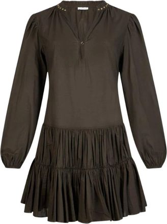 Liu Jo Femme, Robes, Vert, Taille: 38 FR Short Robes