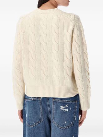 Polo Ralph Lauren Cable-Knit Wool-Cashmere Sweater - Cream
