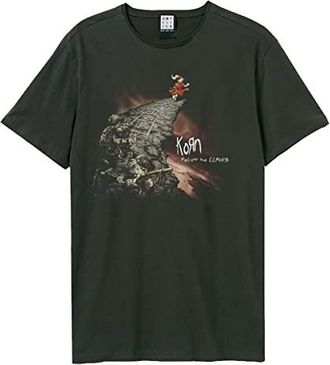 Amplified Korn Collection - Follow The Leader Homme T-Shirt Manches Courtes Anthracite S