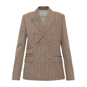 Ami Wollblazer mit doppelter R&uuml;ckenschlitz - - Jackets - Damen - Beige - M