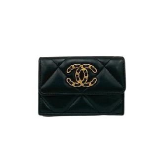 Chanel Portefeuille Vintage Pre-owned (tri-fold) - Femme - Pre-owned - Noir - Taille: ONE Size