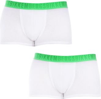 Dirk Bikkembergs Homme, Sous-v&ecirc;tements, Blanc, Taille: XL Lot de 2 boxers