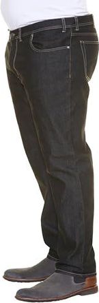 Maxfort Jeans homme grande taille, taille haute, &eacute;lastique, 3 couleurs, Noir, 74