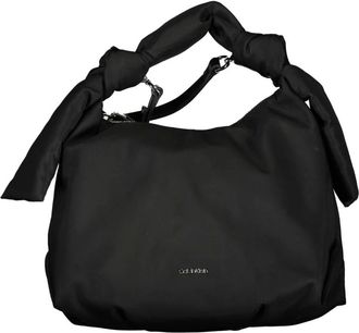 Calvin Klein Femme, Sacs, Noir, Taille: ONE Size Sac &agrave; main noir pour femme avec bandouli&egrave;re r&eacute;glable