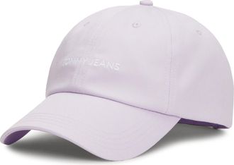 Tommy Jeans Cap Tommy Jeans Linear Logo AW0AW15845 Violett