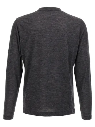 Zanone Virgin Wool T-Shirt - charcoal