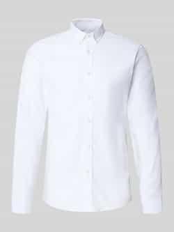 Lindbergh Regular Fit Freizeithemd aus Baumwoll-Mix Modell Oxford