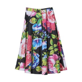 Moschino Femme, Jupes, Multicolore, Taille: 38 FR Roses Gonna