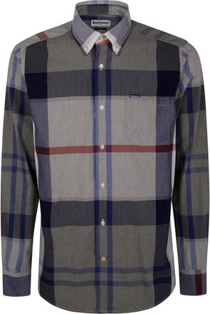Barbour Homme, Chemises, Multicolore, Taille: L Chemise verte &agrave; col classique avec logo