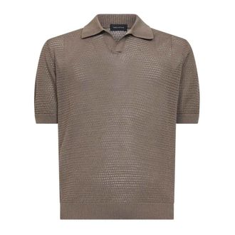 Tagliatore Finlay Polo Shirt - - Tops - Herren - Braun - 2XL