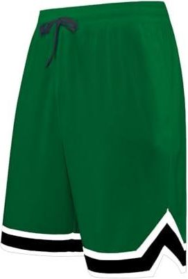 Generic Pantalon court de sport de basket-ball de couleur unie pour homme 2026, Vert, XXL