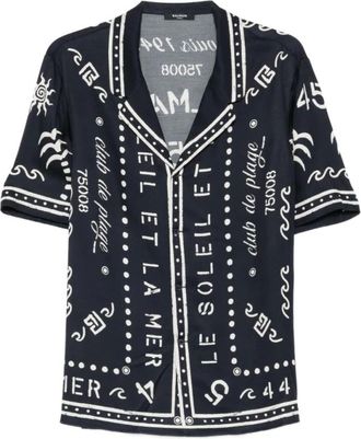 Balmain Homme, Chemises, Bleu, Taille: S Balmain Chemises