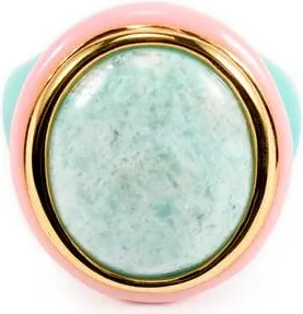 Aur&eacute;lie Bidermann Bague Tabarin en laiton et plaqu&eacute; or