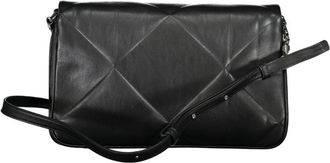 Calvin Klein Leather Shoulder Bag - Black
