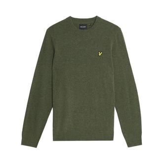 Lyle & Scott Rundhals-Strickpullover - - Knitwear - Herren - Gr&uuml;n - L