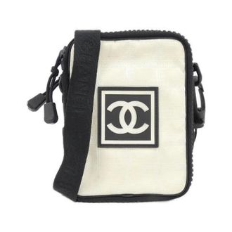 Chanel Sac bandouli&egrave;re Pre-owned en nylon - Femme - Pre-owned - Beige - Taille: ONE Size