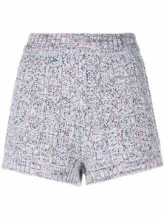 Missoni short en maille &eacute;paisse - Bleu