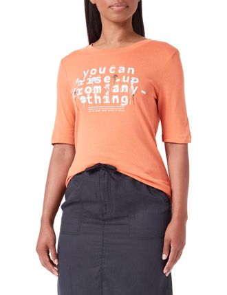 s.Oliver Damen 10.2.11.12.130.2130703 T-Shirt, Orange, 46