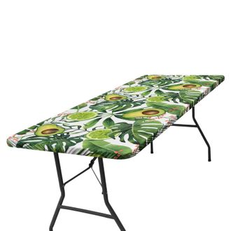 Generic Picknick-Tischabdeckung: wasserdichter Schutz f&uuml;r den Au&szlig;enbereich, elastisches Tuch, wetterfester M&ouml;belschutz | Schutz der Essfl&auml;che des Gartens