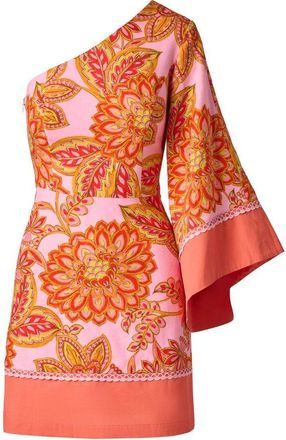 Adrianna Papell Sommerkleid Printed Short Dress Auff&auml;lliges, bedrucktes, einseitiges kurzes Kleid
