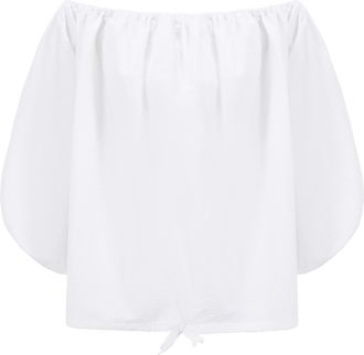 Marques Almeida Top manches ballon en coton