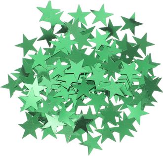 Lurrose Veemoon 1 Beutel Sternenkonfetti Grün - Glänzende Sternen-Tischkonfetti, Metallic-Folie, Pailletten zum Füllen von Ballons, Hochzeits Abschlussfeierde