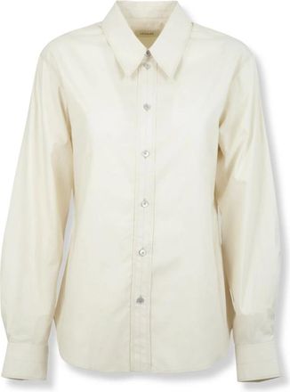 Christophe Lemaire Femme, Blouses et Chemises, Blanc, Taille: 34 FR Chemise &agrave; col pointu