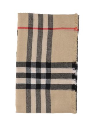 Burberry Wool Scarf Check
