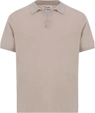 MC2 Saint Barth Homme, Tops, Gris, Taille: XL Sloan Knitted Polo