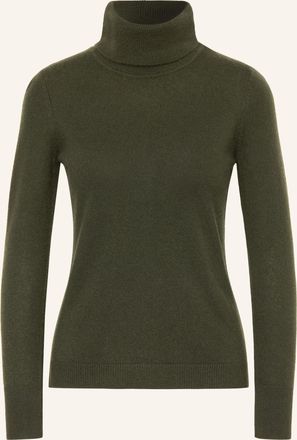 Darling Harbour Darling Harbour Rollkragenpullover Aus Cashmere gruen