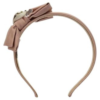 Miu Miu Pre-owned Satin Hair Accessory - Femme - Pre-owned - Rose - Taille: ONE Size