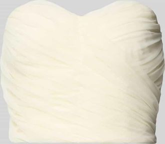 Lace & Beads Crop Top im Off-Shoulder-Look