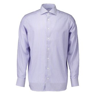 Eton Langarmhemd - - Shirts - Herren - Blau - S