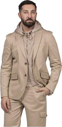Etro Homme, Vestes, Beige, Taille: L Giacca Roma W/hood