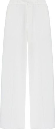 Dsquared2 pantalon ample à taille haute - Blanc