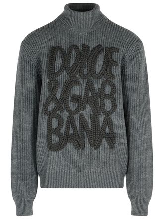 Dolce & Gabbana I Pull gris vierge en laine