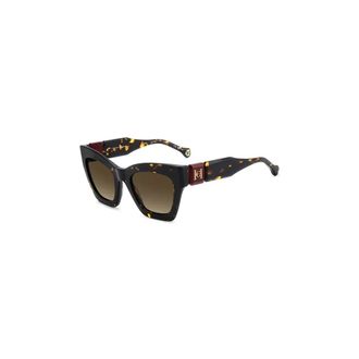 Carolina Herrera Femme, Accessoires, Brun, Taille: 52 MM Lunettes de soleil