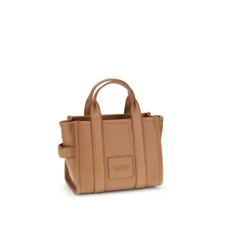 Marc Jacobs Grained Calf Leather Tote Bag - Brown
