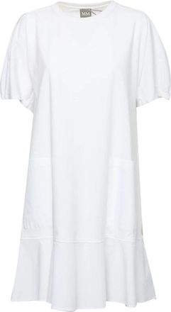 Max Mara Femme, Robes, Blanc, Taille: 40 FR Mmlonore T-shirt Dress