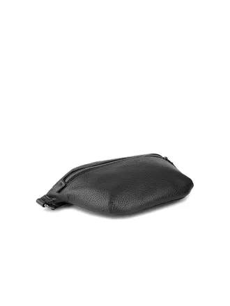 Coach Pebbled Leather Belt Bag - Black