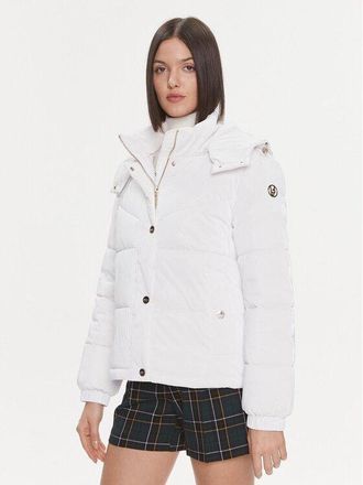 Liu Jo Winterjacke TF3139 T3557 Wei&szlig; Regular Fit