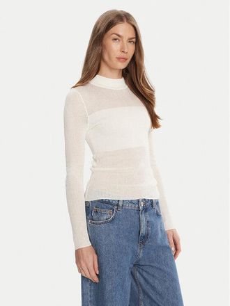 HUGO BOSS Pullover Slumy_B 50543045 Wei&szlig; Slim Fit