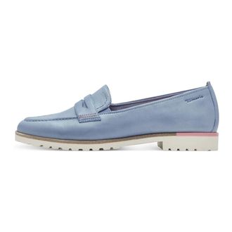 Tamaris Femme, Chaussures, Bleu, Taille: 39 EU Mocassins en cuir