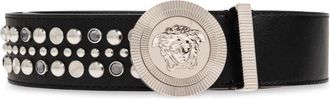 Versace Homme, Accessoires, Noir, Taille: 100 CM Medusa Biggie Embellished Belt 1.6