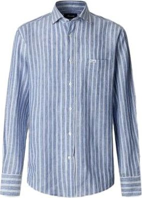 Fa&ccedil;onnable Chemise &agrave; rayures en lin