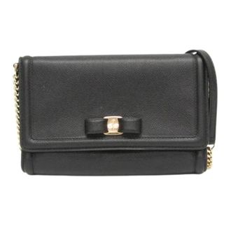 Ferragamo Pre-owned Ledertasche - - Pre-owned - Damen - Schwarzk - ONE SIZE