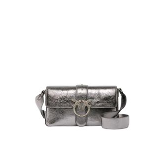Pinko Pinko, Femme, Sacs, Gris, Taille: ONE Size Love Bag One Slouchy