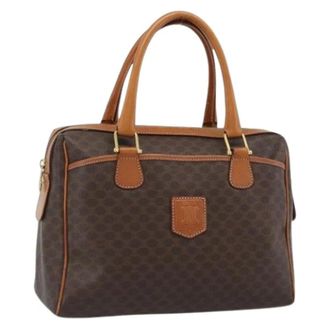 Celine Pre-owned Vintage Boston Bag - Femme - Pre-owned - Brun - Taille: ONE Size