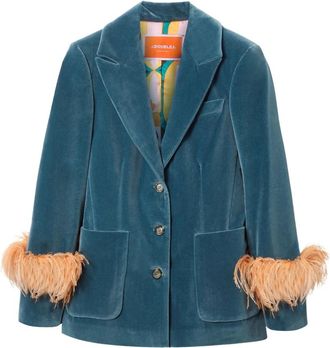 La DoubleJ Femme, Vestes, Bleu, Taille: 42 FR Veste Keaton